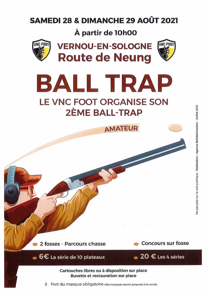 Affiche-ball-trap-vernou - Saint-Viâtre - Site officiel